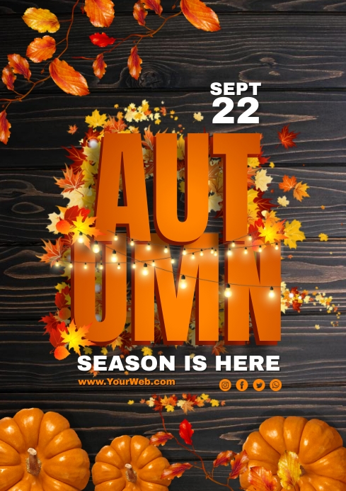Autumn Template | PosterMyWall