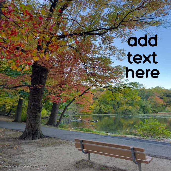 Autumnal Serenity Template | PosterMyWall