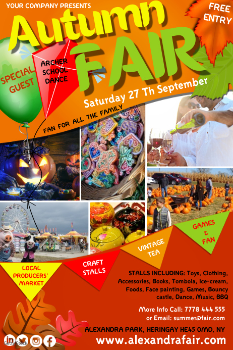 autumnfair12 Template | PosterMyWall