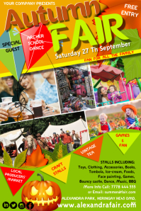 Fall Craft Fair Poster Template | PosterMyWall