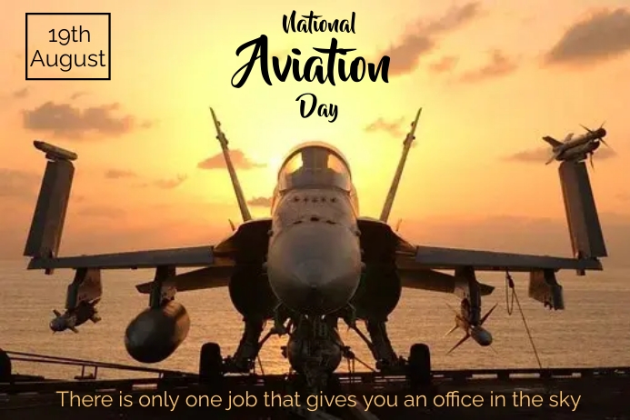 Aviation Day, Template | PosterMyWall