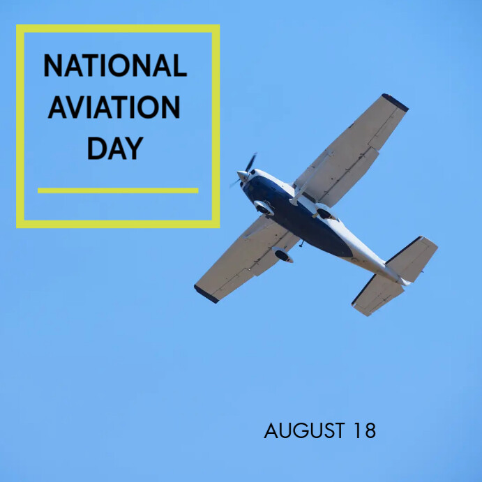 AVIATION DAY Template | PosterMyWall