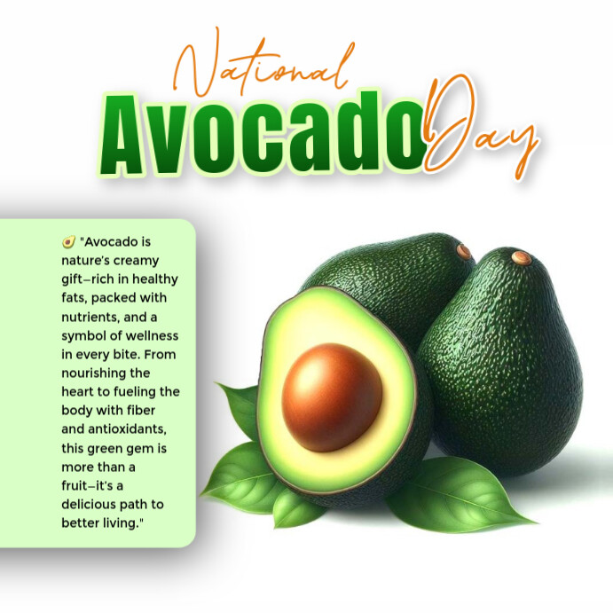 avocado Template | PosterMyWall