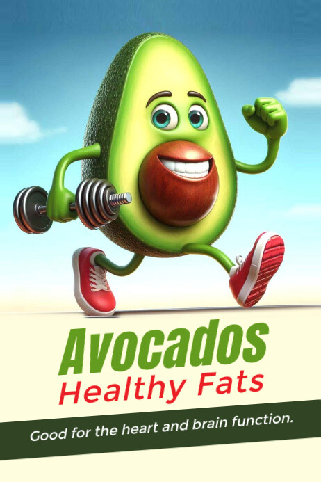 Avocado Template | PosterMyWall