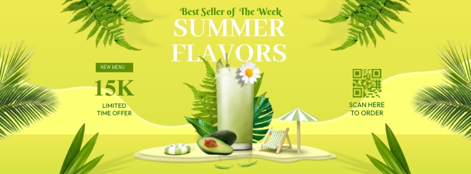 Avocado Juice Ads Template | PosterMyWall