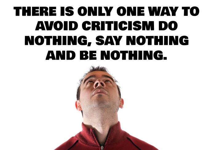 AVOID CRITICISM QUOTE TEMPLATE | PosterMyWall