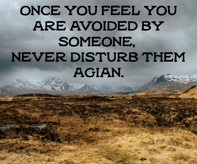 AVOIDED AND DISTURB QUOTE TEMPLATE | PosterMyWall
