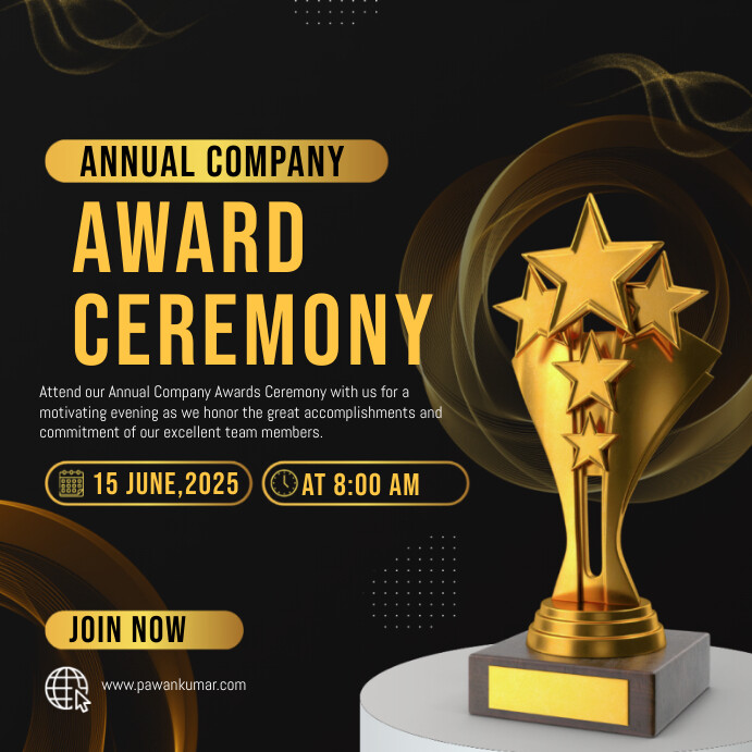 Copy of Award ceremony | PosterMyWall