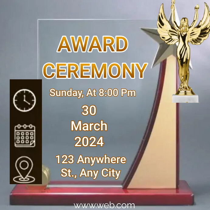 Copy of Award ceremony | PosterMyWall