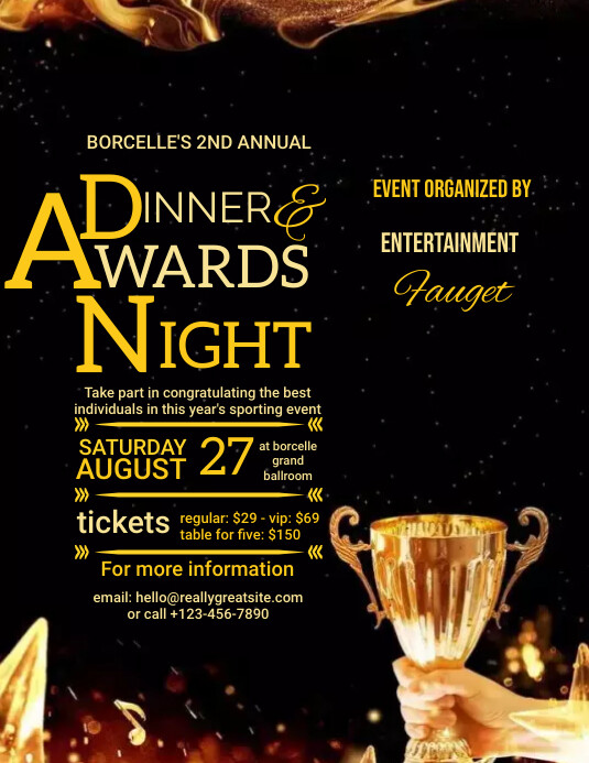 Award ceremony Template | PosterMyWall