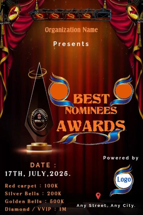 Copy of Award ceremony flyer | PosterMyWall