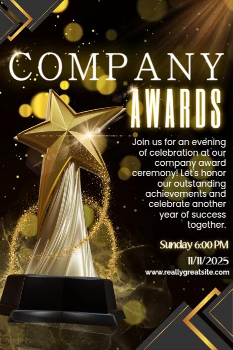 Award Ceremony Template | PosterMyWall