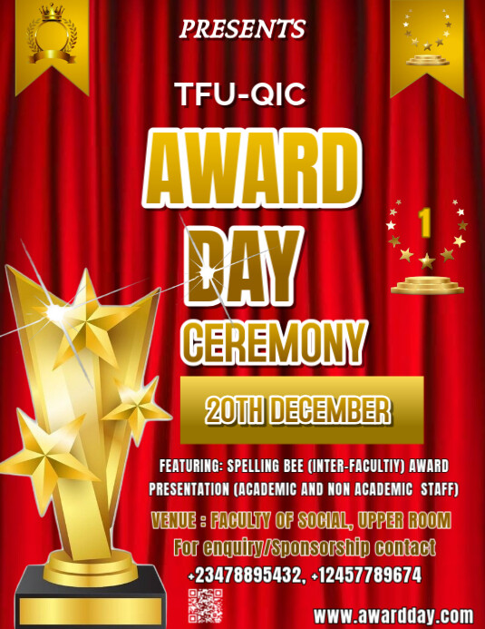 Copy of Award day ceremony | PosterMyWall