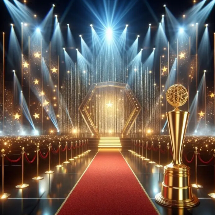 Award giving stage background Template | PosterMyWall