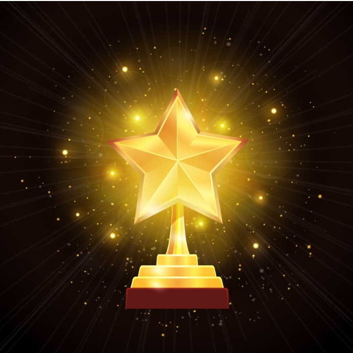 Award gold Star design flyer Template | PosterMyWall