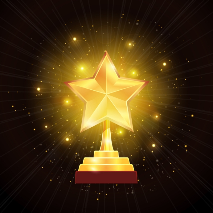 Award gold star Template | PosterMyWall