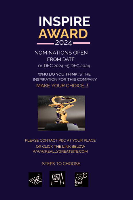 Plantilla de AWARD NIGHT | PosterMyWall