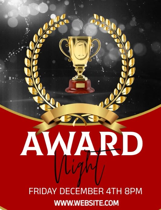 Copy of Award night flyer | PosterMyWall