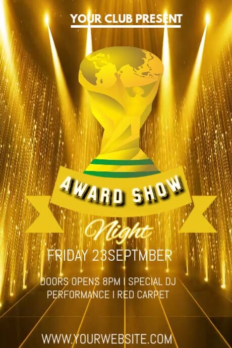 Copy of Award Show Night | PosterMyWall