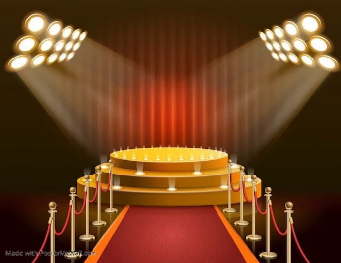 Award show red carpet stage Template | PosterMyWall