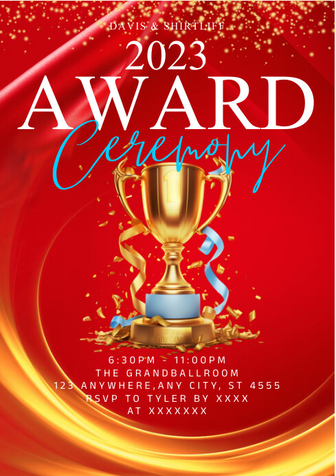 Copy of AWARD WINNING CEREMONY | PosterMyWall