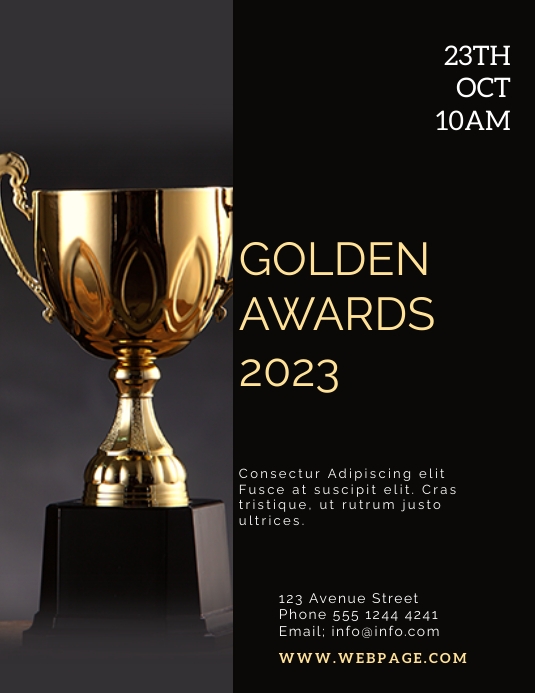 Copy of Awards ceremony flyer templates | PosterMyWall