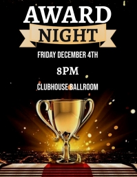 Awards ceremony flyer templates | PosterMyWall
