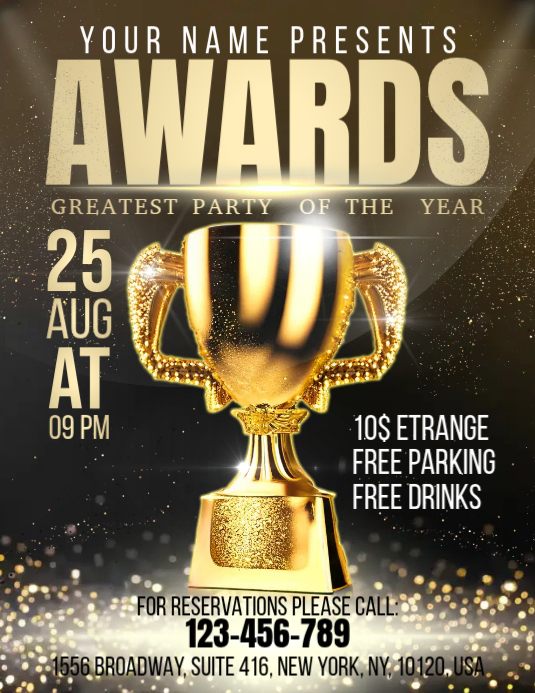 Copy of Awards Flyer | PosterMyWall