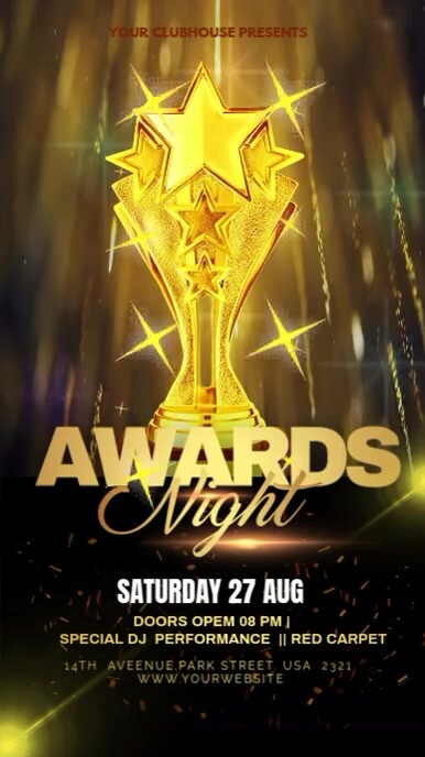 Modèle Awards night | PosterMyWall