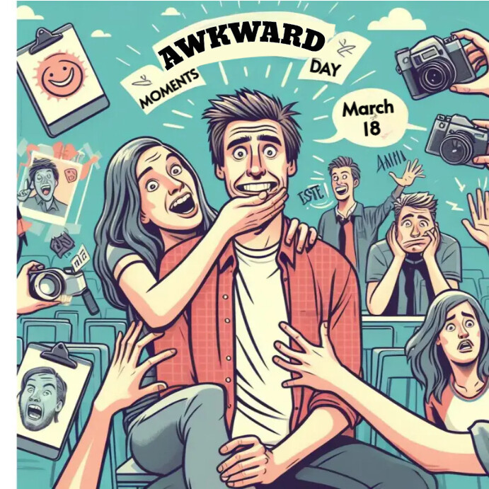 Copy of Awkward Moments Day Instagram Post Template | PosterMyWall