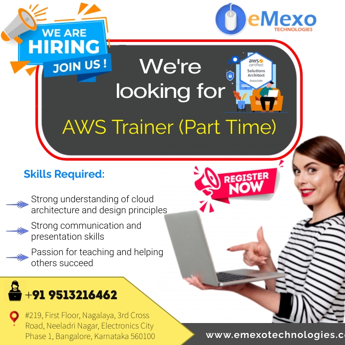 AWS Trainer Recruit or Hire Template | PosterMyWall
