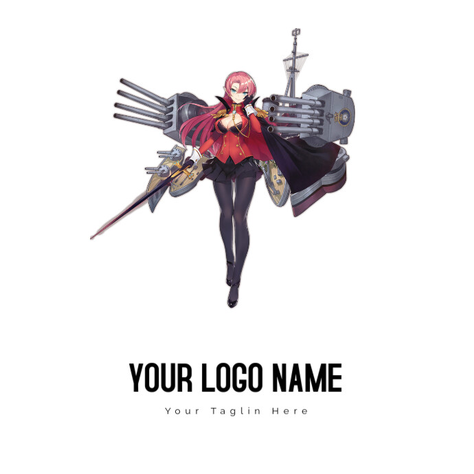 Azur Lane Hms Duke Of York, Logo Template | PosterMyWall