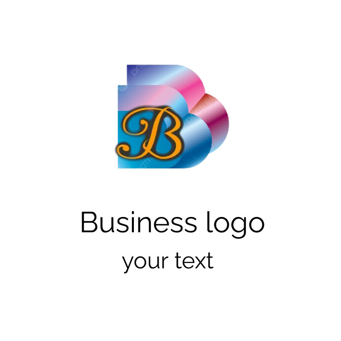 B letter business logo design template. | PosterMyWall