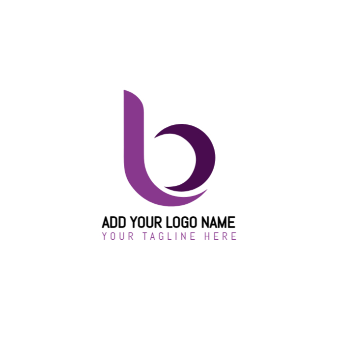 Copy of B Logo/brand/business/stylish/unique/monogram/typography ...