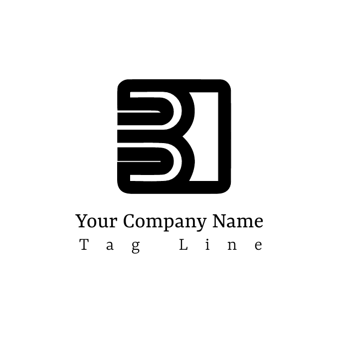 B logo design| Company logo Template | PosterMyWall