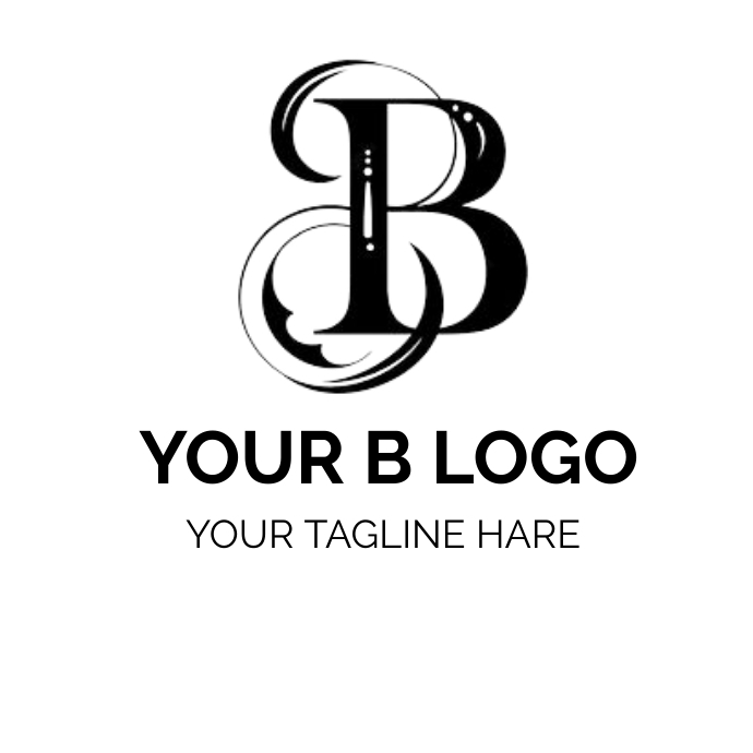 B LOGO Template | PosterMyWall