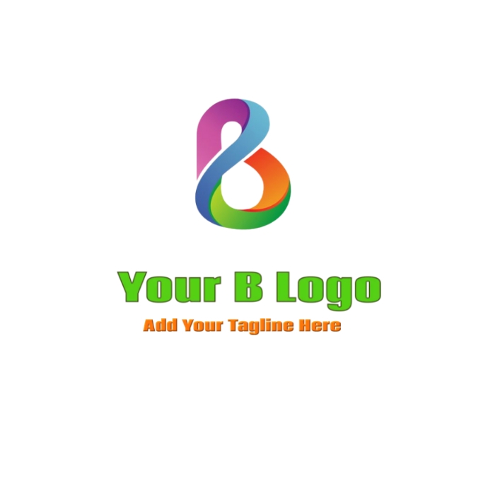 B LOGO Template | PosterMyWall