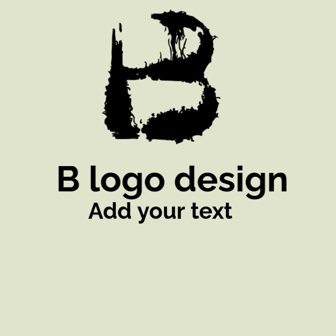 B logo Template | PosterMyWall