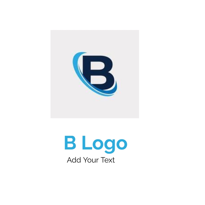 B Logo Template | PosterMyWall