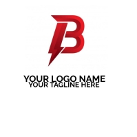 B logo design Template | PosterMyWall