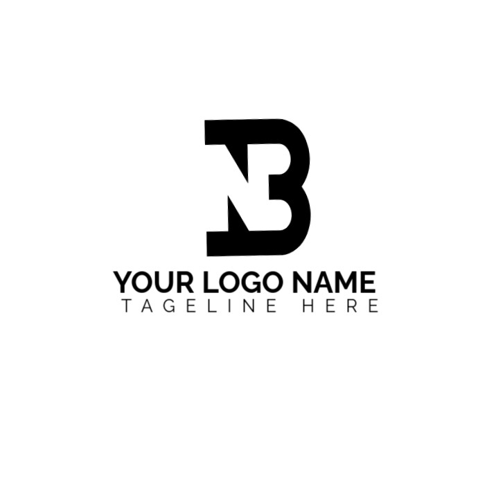 B LOGO DESIGN Template | PosterMyWall