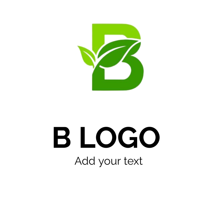 B LOGO Template | PosterMyWall