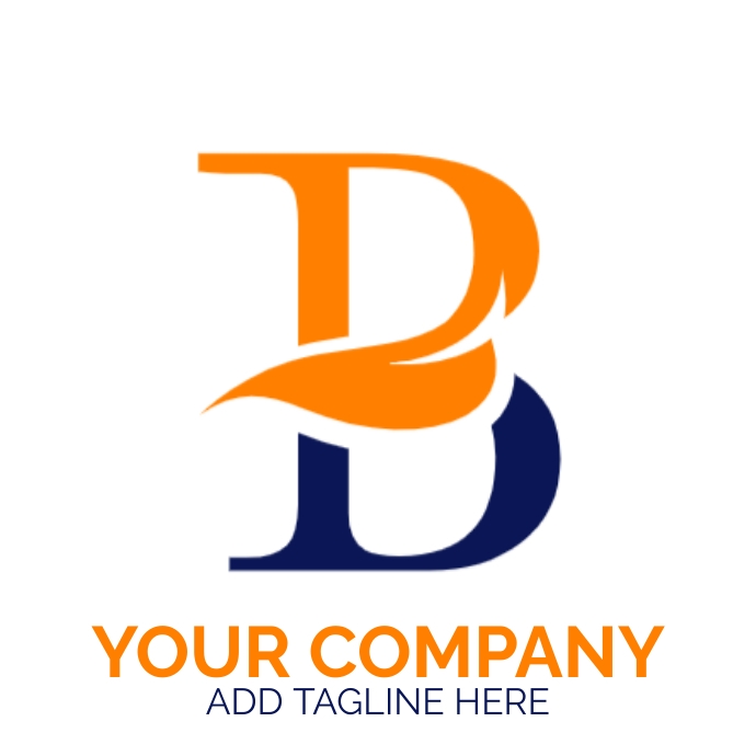 B Logo Images, Stock Photos & Vectors Template | PosterMyWall