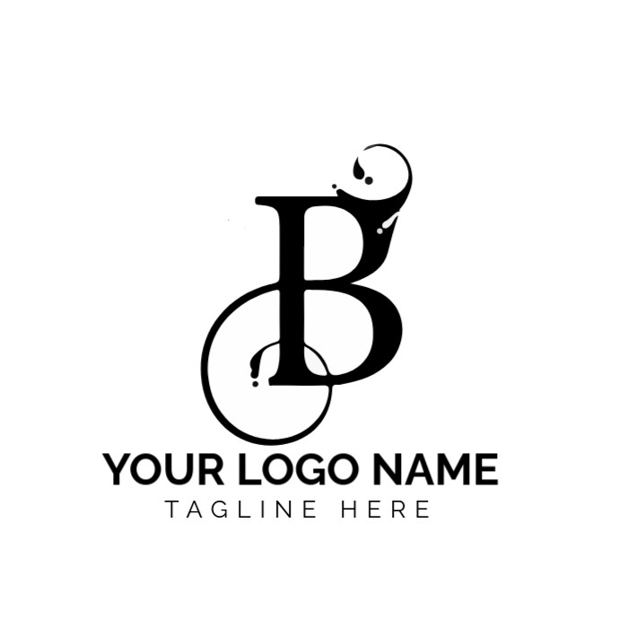 b logo type Template | PosterMyWall