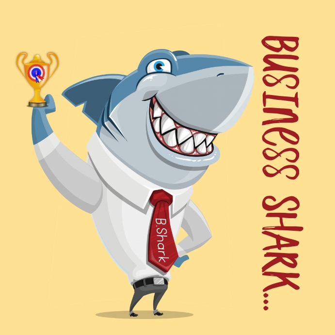 b.shark Template | PosterMyWall