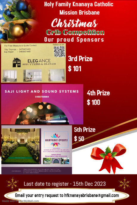 Christmas Online Santa Event (3) | PosterMyWall