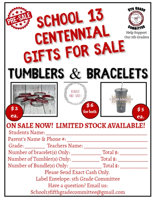 Copy of Centennial Gifts Flyer | PosterMyWall
