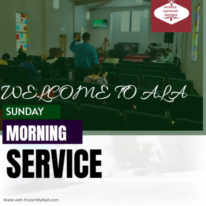 Welcome to Sunday Morning Service June 11th | PosterMyWall