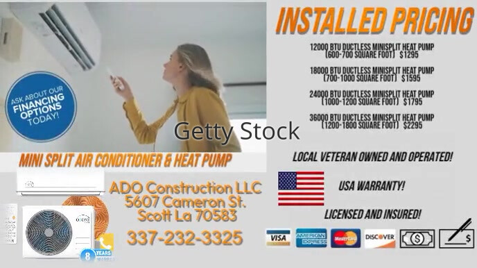 MINI SPLIT ADD NEW 4 | PosterMyWall