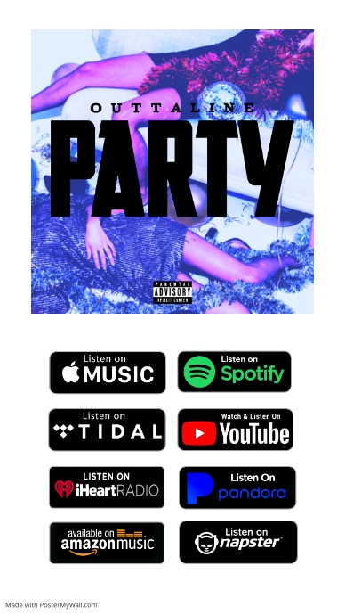 Copy of "New Single" NEW ALBUM RELEASE OUT Now | PosterMyWall